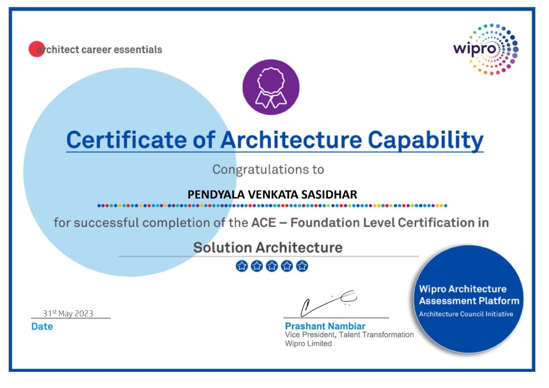 Portfolio | Venkata Sasidhar