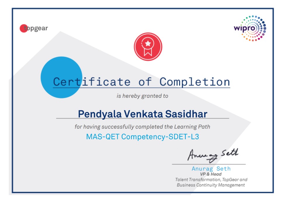 Portfolio | Venkata Sasidhar